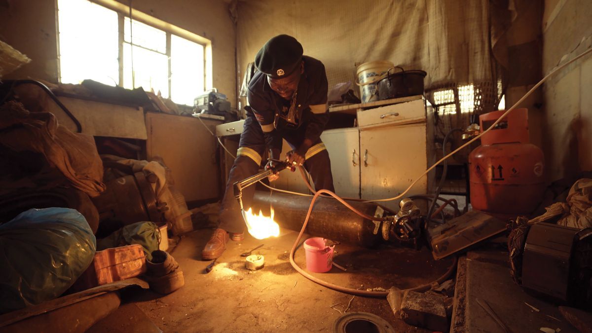 Rosalind Morris and Ebrahim Hajee, Fortune’s Fire , 2021. Still from ...